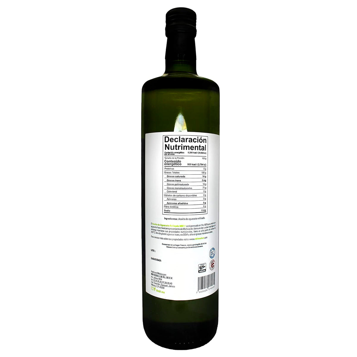 Aceite de Aguacate Refinado, NBF 260 ml – Kenko Foods