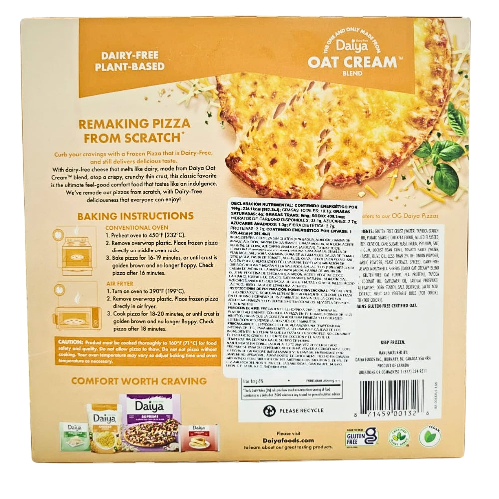 Cheeze Lover's Pizza, Daiya 444 g – Kenko Foods