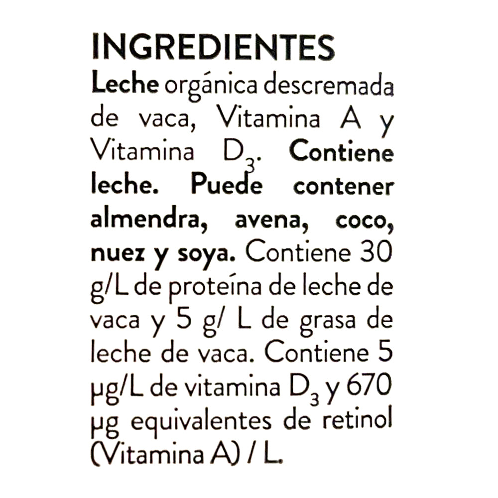 Leche Descremada Barista Orgánica, Bové 946 ml – Kenko Foods