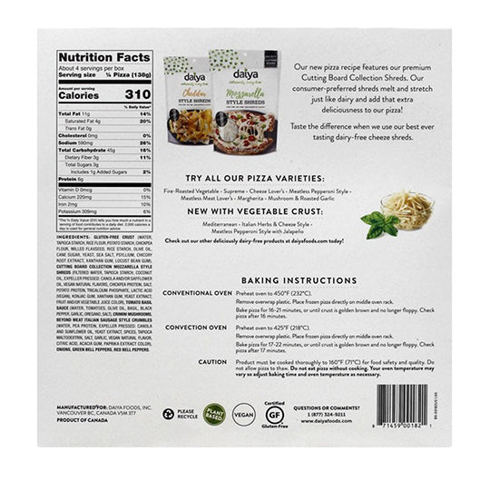 Supreme Pizza, Daiya 550 g – Kenko Foods